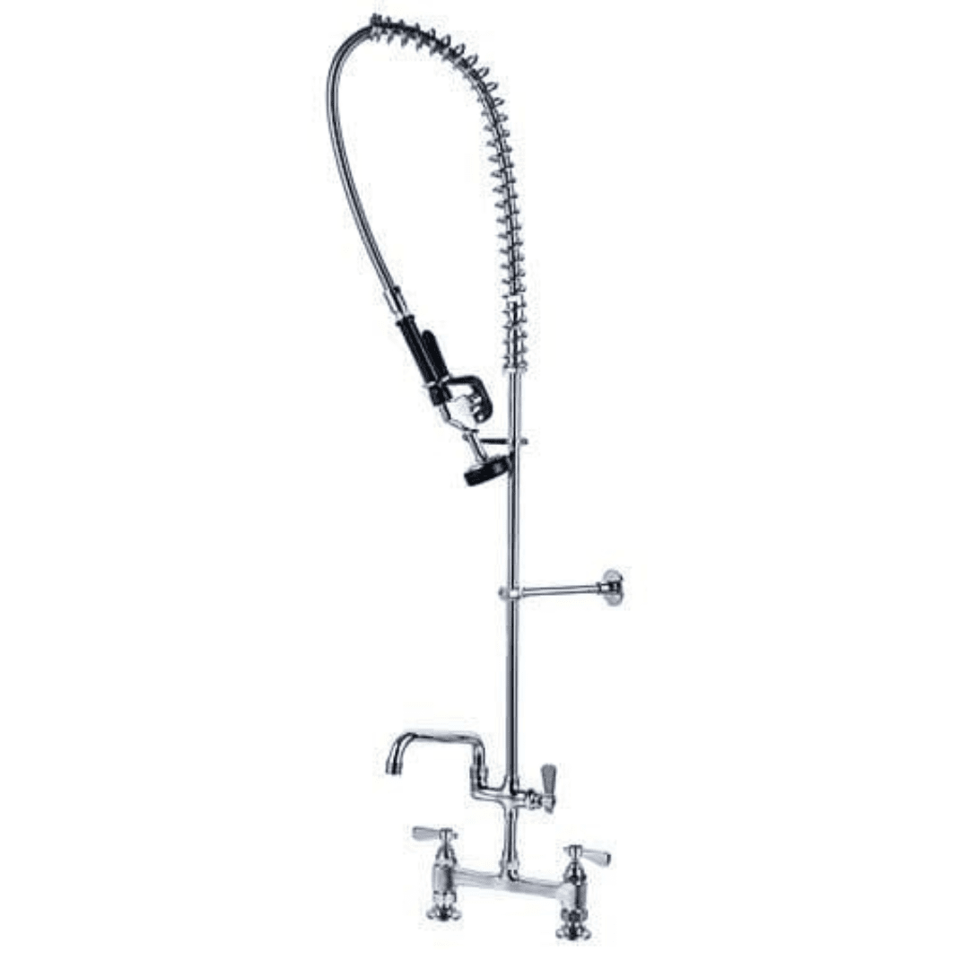 Catering Twin Inlet Pre Rinse Spray Arm With Pot Filler Tap — Cater Focus